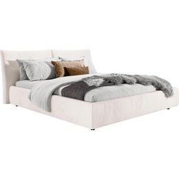 Polsterbett Places of Style, B:192cm H:100cm L:230cm, wei&szlig;, 95% Polyester / 5% Nylon, Betten, "Priora in 4 Breiten bis 200cm", auch in NaturLEDER,