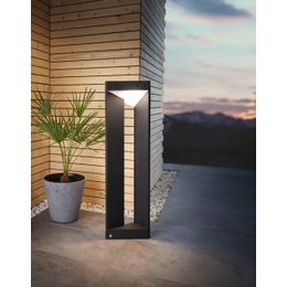 Eglo Stehlampe "Nembro Stehlampe, Au&szlig;enleuchte, Aluminum-Guss und Kunststoff, IP44", 1, H: 80cm, 1 Stk.schwarz, Wohnzimmer, Leuchten, Stehleuchte -