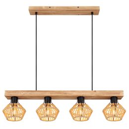 Globo LIGHTING H&auml;ngeleuchte "VALLI", 1 Stk.dunkelbraun, Esszimmer, Leuchten, H&auml;ngelampe/Pendelleuchte/Esszimmer/Wohnzimmer/Esstisch