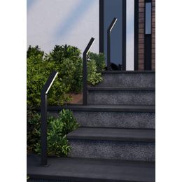 Eglo Stehlampe "Ugento Stehlampe, Au&szlig;enlampe, Metall und Kunststoff, Wegeleuchte, IP44", 2, H: 79cm, 1 Stk., schwarz, Wohnzimmer, Leuchten,