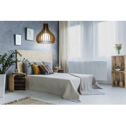 Eglo H&auml;ngeleuchte "Tindori Pendelleuchte, Vintage, E27, H&auml;ngeleuchte, Stahl, Holz, Glas", 1, &Oslash; 50cm H: 150cm, 1 Stk.silberfarben, Wohnzimmer,