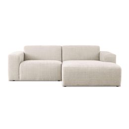 Ecksofa OTTO HOME, B:228cm H:88cm T:159cmcream, 100% Polyester, Wohnzimmer, Sofas, "Koa, 228 cm, L-Form, Modulsofa in Cord, Chenille, Struktur,