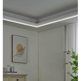 Eglo LED-Streifen "Neon-Stripe-Z LED-Streifen, ZigBee 3.0, App und Sprachsteuerung", Flammen 1 Stk., Gesamtl&auml;nge 5mwei&szlig;, K&uuml;che, Lichterketten,