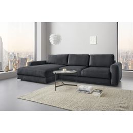 Ecksofa Home Affaire, B:303cm H:84cm T:176cm, grau, 100% Polyester, Wohnzimmer, Sofas, "Bloomfield, bequem und elegant, OTTOs Choice, Breite 303cm,