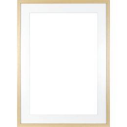 Bild mit Rahmen queence, B:50cm H:70cm T:1,5cm, braun, Acrylglas, Holzrahmen, Wohnzimmer, Bilder, "Vintage Polo Club New York", HD Premium
