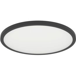 Eglo Deckenleuchte "Sarsina-Z Deckenlampe, ZigBee 3.0, Deckenlampe, Metall, Flurlampe", 1, &Oslash; 45cm H: 5,2cm, 1 Stk.schwarz, Leuchten,