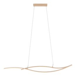 Eglo H&auml;ngeleuchte "Grisolia H&auml;ngelampe, Wohnzimmerlampe, Metall und Kunststoff, Lampe", 1, H: 120cm, 1 Stk.braun, Leuchten, H&auml;ngeleuchte - L115 x B7