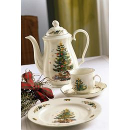 Seltmann Weiden Tasse "Marieluise Weihnachten, Kaffeeobertasse 0,23 l", &Oslash; 10,4cm x 7cm, 1 tlg., wei&szlig;, Trinkgef&auml;&szlig;e, mit weihnachtlichem Dekor