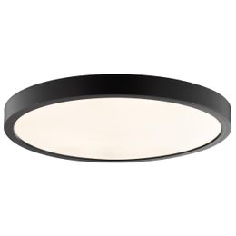 Brilliant LED Deckenleuchte "Jade", Energieeffizienz: E (A-G), schwarz, 1, &Oslash; 37cm H: 3cm, 1 Stk., Leuchten, 38 cm, 2700/4000/6500K, Lichtfarbe bei Montage einstellbar, LED Deckenleuchte
