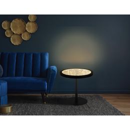 Globo LIGHTING Stehlampe "BRYON", &Oslash; 50cm H: 47,5cm, 1 Stk., schwarz, Wohnzimmer, Leuchten, Stehlampe Wohnzimmer Schlafzimmer Flur Design-Leuchte