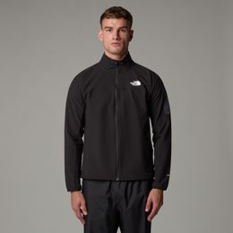 The North Face Herren Funktionsjacke "Tek Approach Jacke f&uuml;r Herren", schwarz, Gr. S, Obermaterial: 91% Polyester, 9% Elasthan. Futter: 92%