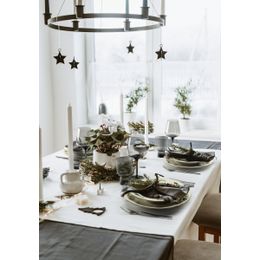 Seltmann Weiden Servierplatte "Marieluise Weihnachten", B/H/L: 26,3cm x 3,5cm x 34,1cmbunt, Servierplatten, Platte oval, 34 x 26 cm, mit