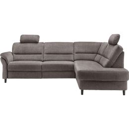 Ecksofa Home Affaire, B:268cm H:90cm T:94cmbraun, 100% Polyester, Sofas, "Cavoli"