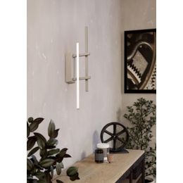 Eglo Wandleuchte "TREPILIANO Wandlampe - Alu, Stahl - LED - 12W - IP20", 1, H: 45,5cm, 1 Stk.sandfarben, Wohnzimmer, Leuchten, Wandstrahler,
