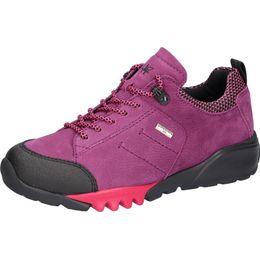 Waldl&auml;ufer WALDL&Auml;UFER Damen Trekkingschuh "H-Amiata", Gr. 8,5fuchsia, Gummi, Nubukleder, Textil, Schuhe, Freizeitschuh, Halbschuh, Schn&uuml;rschuh mit TEX-Membran,