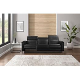 3-Sitzer Home Affaire, B:222cm H:97cm T:100cm, schwarz, Echtleder 100% Echtleder;Kunstleder 100% Polyurethan, Sofas, "LUND B: 222 cm - OTTO.