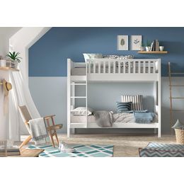 Etagenbett Vipack, B:98,5cm H:175,4cm L:207,6cm, wei&szlig;, Kinderzimmer, Etagenbetten, Etagenbettbett mit 2 Liegefl&auml;chen 90 x 200 cm
