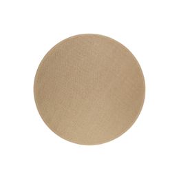 Teppich Wecon Home "Hugo two", natur braun, B:120cm H:8mm L:120cm, Jute, Teppiche, Teppich, Naturfaser, Jute, Sisal-Optik, modern, pflegeleicht, Wohnzimmer, Raute
