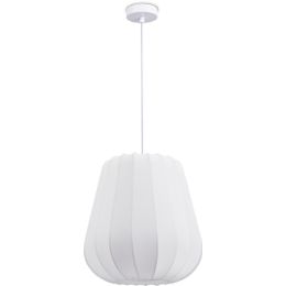 Paco Home Pendelleuchte "HUGO PD1", 1, &Oslash; 35cm H: 41cm, wei&szlig;, Esszimmer, Leuchten