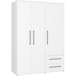 Dreht&uuml;renschrank Ds Produkt, B:144,4cm H:200,1cm T:58,8cm, wei&szlig;, Schr&auml;nke, "Mokkaris, OTTOs Choice, TOPSELLER 3 oder 4 T&uuml;ren, zeitloses Design"
