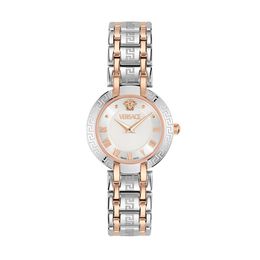 Versace Damen Quarzuhr "ANTLIA"silbergoldfarben, ros&eacute;goldfarben, Armbanduhren, Armbanduhr, Damenuhr, Swiss Made, Edelstahlarmband, analog