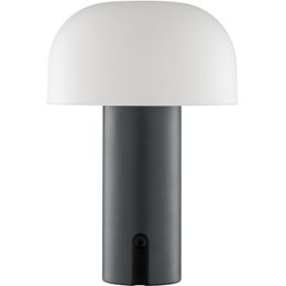 Brilliant LED Au&szlig;en-Tischleuchte "Mattis", 1, &Oslash; 15cm H: 21cm, 1 Stk., schwarz, Leuchten, mit Akku, 21 x 15 cm, 240 lm, 2700 K, dimmbar, IP44
