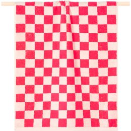 Badetuch Pad, B:70cm L:140cm, pink, Frottee, Frottee, Handt&uuml;cher, "CHESS, 70x140 cm", Made in Europe, 100% Baumwolle, modernes Karo Design