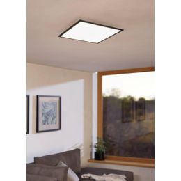 Eglo Deckenleuchte "Salobrena 1 Deckenlampe, Aufbauleuchte, Kunststoff und Metall, Lampe", 1, H: 5cm, 1 Stk., schwarz, Wohnzimmer, Leuchten,