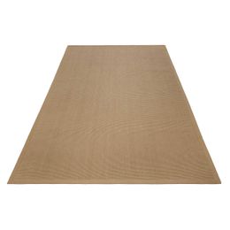 Teppich Wecon Home "Hugo one, Juteteppich, auch als L&auml;ufer", natur braun, B:140cm H:8mm L:200cm, Jute, Teppiche, Teppich, Naturfaser, 100% Jute, Sisal-Optik, modern, pflegeleicht, Wohnzimmer
