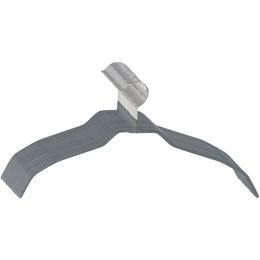 Kleiderb&uuml;gel Wenko "Modell Alessia", grau, B:41cm H:21,5cm T:0,5cm, Metall, Kleiderb&uuml;gel, Kleiderb&uuml;gel, rutschfeste Beschichtung, extra d&uuml;nn, platzsparend
