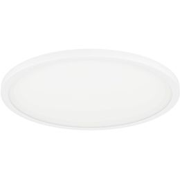 Eglo Deckenleuchte "Sarsina-Z Deckenlampe, ZigBee 3.0, Deckenlampe, Metall, Flurlampe", 1, &Oslash; 45cm H: 5,2cm, 1 Stk.wei&szlig;, Wohnzimmer, Leuchten,