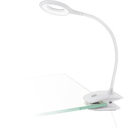 Eglo Klemmleuchte "CABADO Klemmlicht - Kunststoff - LED - 3,2W - IP20", wei&szlig;, 1, H: 47cm, 1 Stk., Leuchten, Klemmlampe, Schreibtischlampe, Leselampe, L12,5 x B6,5 x H47 cm, Klemmleuchte