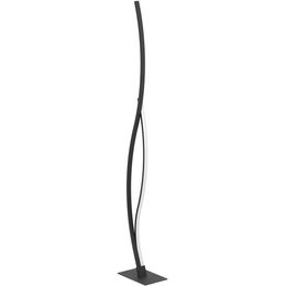 Eglo Stehlampe "GRISOLIA Stehlampe - Stahl - LED - 20W - IP20", schwarz, 1, H: 129cm, 1 Stk., Leuchten, Standleuchte, Leselampe, Wohzimmer, Schlafzimmer, H129 cm, Stehlampe