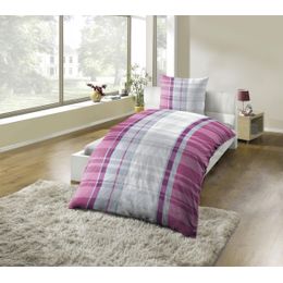 Bettw&auml;sche Kinzler, bunt, Polycotton, Obermaterial: 65% Baumwolle, 35% Polyester, Jugendzimmer, Bettw&auml;sche, "Bettw&auml;sche Polycotton Flanell