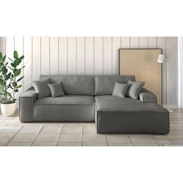 Ecksofa OTTO HOME, B:267cm H:85cm T:167cm, grau, Bezugstoff aus 90% recyceltem Material ;Aqua Clean ;Gramatur 580g/ qm +/- 5%, Wohnzimmer, Sofas,