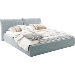 Polsterbett Places of Style, B:192cm H:100cm L:230cm, blau, 88% Polyester / 12% Polyacryl, Betten, "Priora in 4 Breiten bis 200cm", auch in
