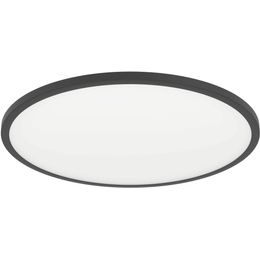 Eglo Deckenleuchte "Sarsina-Z Deckenlampe, ZigBee 3.0, Deckenlampe, Metall, Flurlampe", 1, &Oslash; 60cm H: 5,2cm, 1 Stk.schwarz, Leuchten,