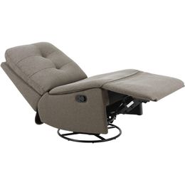 Sessel OTTO HOME, B:71,5cm H:101cm T:96,5cm, braun, Webstoff 100% Polyester, Wohnzimmer, Sessel, "BAILEE, TV-Sessel, Schaukelsessel, Drehsessel 360",