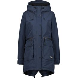 alife and kickin ALIFE & KICKIN Damen Winterjacke "Damen CharlotteAK A", blau, Gr. XS, 100% Polyester, Jacken
