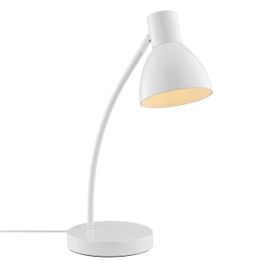 Brilliant Tischleuchte "Jerry", wei&szlig;, 1, H: 42cm, 1 Stk., Leuchten, E14, 43 cm, Metall, max. 20 W, LED geeignet, Tischleuchte