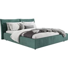 Polsterbett Places of Style, B:212cm H:100cm L:250cm, gr&uuml;n, 95% Polyester / 5% Nylon, Betten, "Priora in 4 Breiten bis 200cm", auch in NaturLEDER,