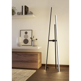 Eglo Stehlampe "MONGOLANA Stehlampe - Alu, Stahl - LED - 30W - IP20", 1, H: 151cm, 1 Stk., schwarz, Wohnzimmer, Leuchten, Standleuchte, Leselampe,