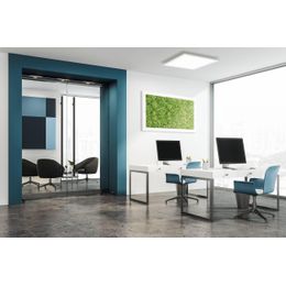 Eglo Deckenleuchte "Salobrena 1 Deckenlampe, Aluminium und Kunststoff, Aufbaulampe, Lampe", 1, H: 5cm, 1 Stk., wei&szlig;, Wohnzimmer, Leuchten,