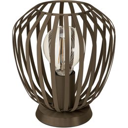 Eglo Tischleuchte "ESPINAL Tischlampe - Stahl - E27 - 1X40W - IP20", bronze, 1, &Oslash; 19,5cm H: 22,5cm, 1 Stk., Leuchten, Nachttischlampe, Schreibtischleuchte, Leselampe, H22,5 x &Oslash;19,5 cm, Tischleuchte
