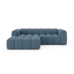 Ecksofa OTTO HOME, B:248cm H:72cm T:186cmhellblau, 100% Polyester, Wohnzimmer, Sofas, "KALLIE L-Form, 248 cm - OTTO. Verl&auml;ssliche Qualit&auml;t.", Bubble