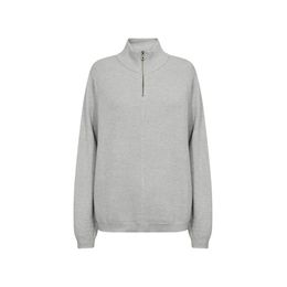 soyaconcept Damen Strickpullover "Soya Concept Sweater SC-KANITA 15"99110 lt grau melange, Gr. XL, Obermaterial: 50% Viskose, 27% Polyester, 23%