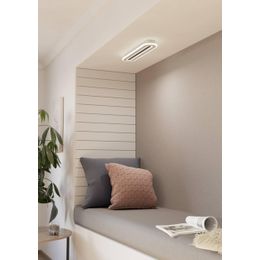 Eglo Deckenleuchte "Macchioni Deckenlampe, K&uuml;chenlampe aus Metall und Kunststoff, Lampe", 1, H: 4,5cm, 1 Stk., wei&szlig;, Wohnzimmer, Leuchten,