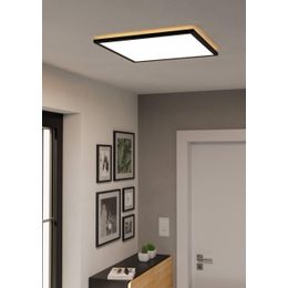 Eglo Deckenleuchte "Rovito-R Deckenlampe, Deckenbeleuchtung, Badlampe, Kunststoff, IP44", 1, H: 3,2cm, 1 Stk., schwarz, Wohnzimmer, Leuchten,
