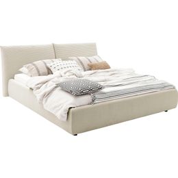 Polsterbett Places of Style, B:232cm H:100cm L:250cm, beige, 88% Polyester / 12% Polyacryl, Betten, "Priora in 4 Breiten bis 200cm", auch in