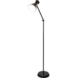 OTTO HOME Stehlampe "Renell", schwarz, 1, &Oslash; 15cm H: 150cm, 1 Stk., Leuchten, Minimalistisch, Schwarz, E27, ideal zum Lesen, individuell einstellbar, Stehlampe